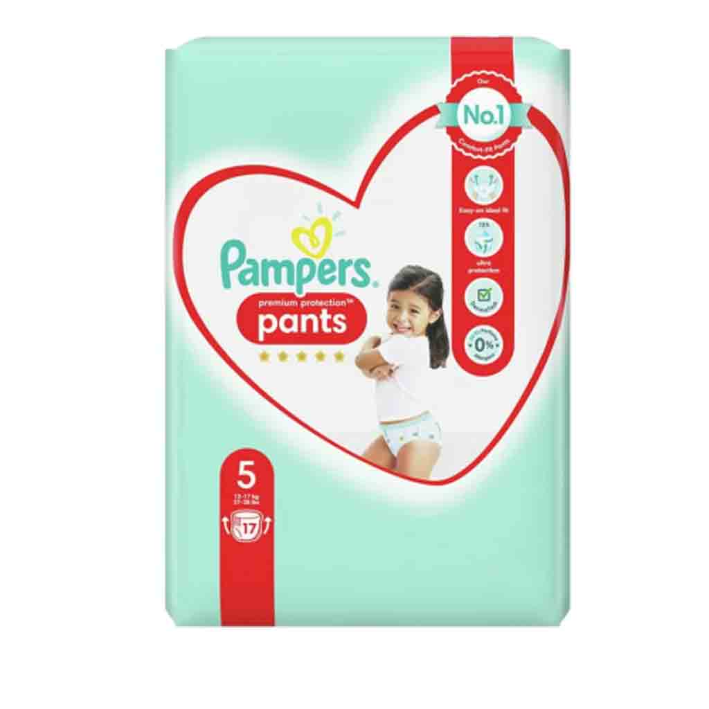 پوشک آلمانی شورتی پمپرز Pampers سایز 5 تعداد 17 عددی - بیزدن آل