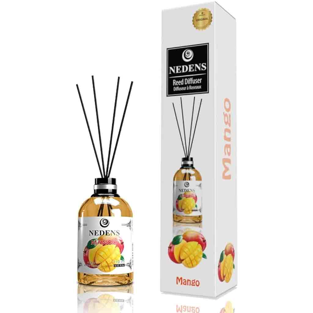 خوشبو کننده هوا ندنس Nedens Reed Diffuser Mango با رایحه انبه 110 میل ...