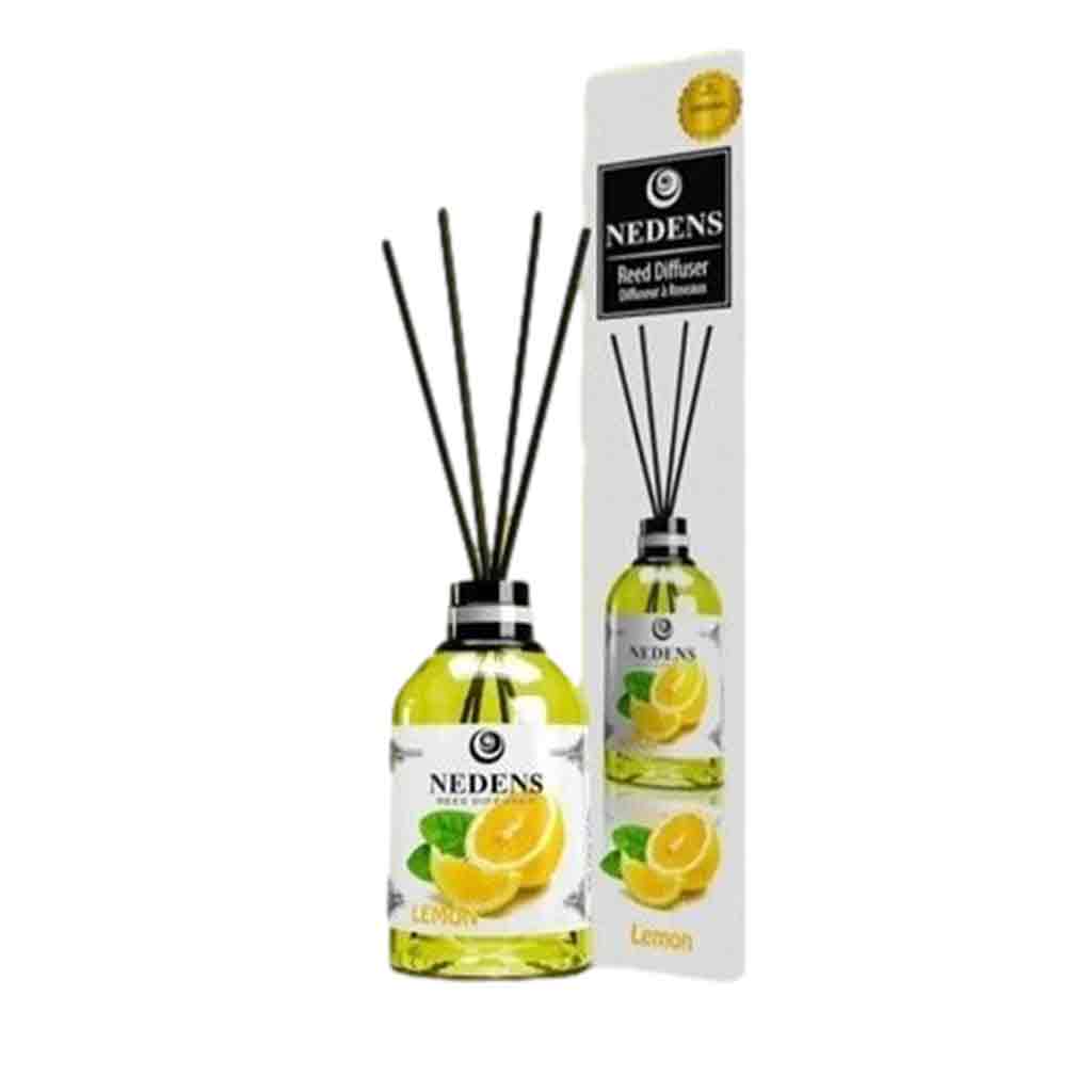 خوشبو کننده هوا ندنس Nedens Reed Diffuser Lemon با رایحه لمون 110 میل ...