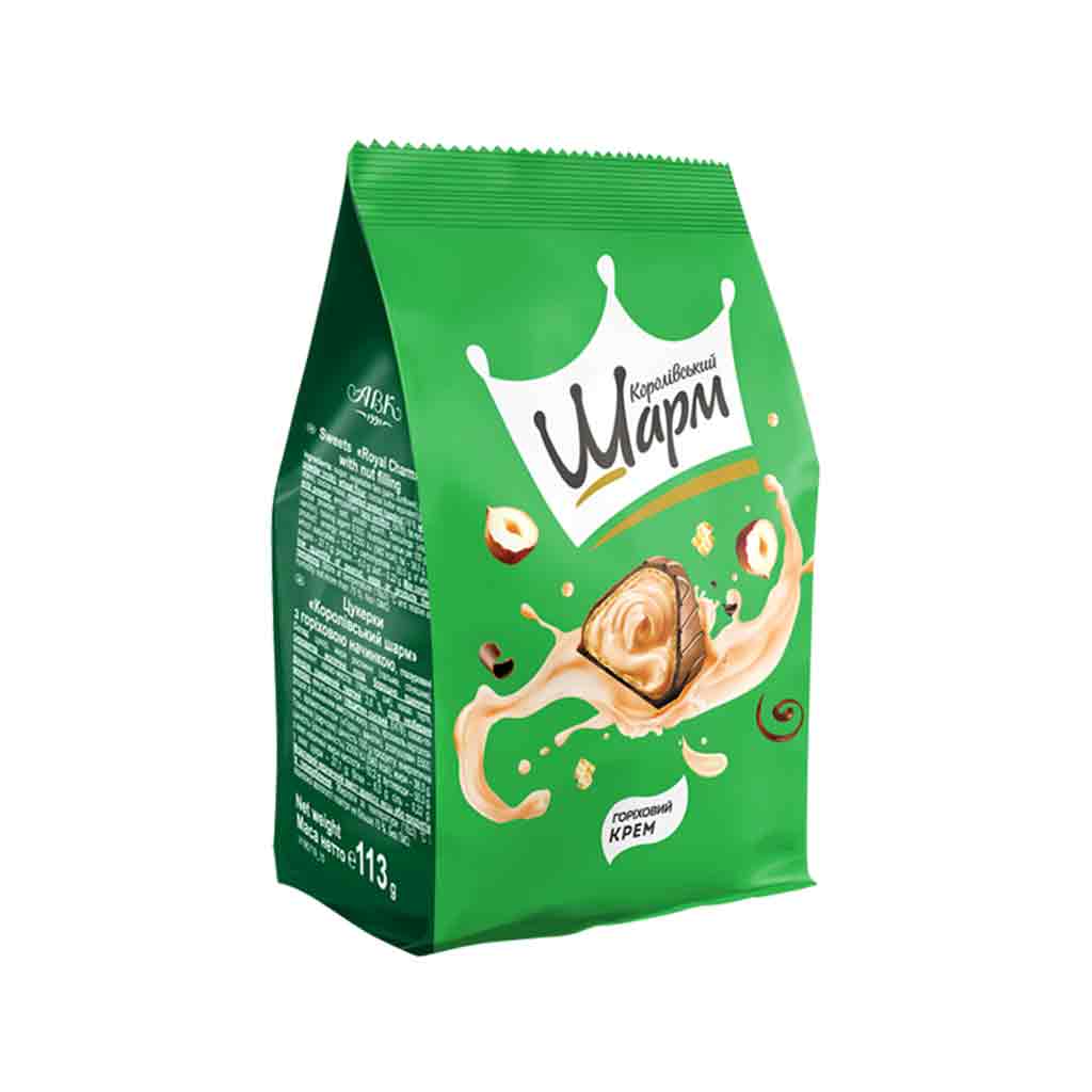 ویفر شکلاتی اکراینی واپم ABK Wapm Charm Hazelnut با مغز کرم فندقی 113 گرم - بیزدن آل