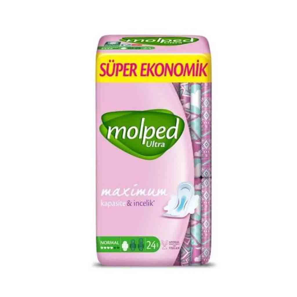 نوار بهداشتی مولپد MOLPED SÜPER EKO NORMAL آناتومیک نرمال فوق اقتصادی ...